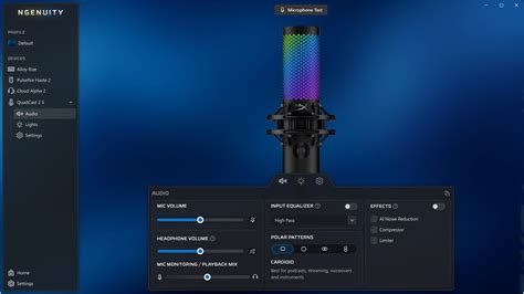 Программное обеспечение Hyperx Ngenuity Hyperx Row