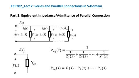 Ece202lec12part 3 Equivalent Impedanceadmittance Of Parallel