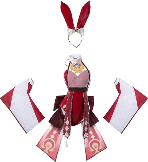 Stt Bunny Costume Women Dva Costume Bunny Suit Sexy Cosplay Hana Song Cosplay Outfits Red Miko