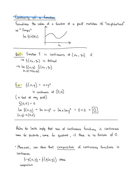Lecture 3 Mat 17c Continuity Of A Function Partial Derivatives