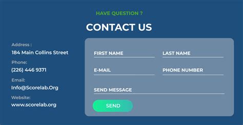 Create A Contact Us Component For The Fifth Theme Issue 399