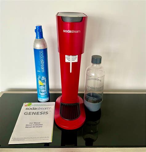 Sodastream Genesis Starter Kit Red Tv And Home Appliances Kitchen