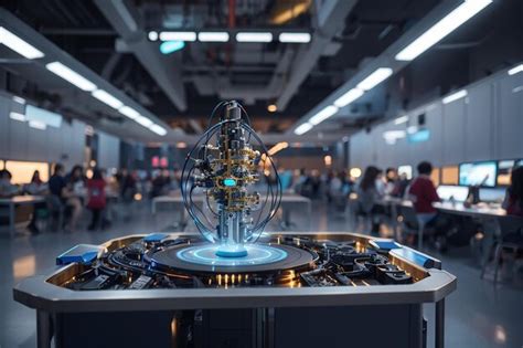 Premium AI Image The Power Of Quantum Computing In Futuristic STEM Education