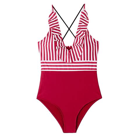 Gubotare Plus Size Swimsuit For Women One Piece One Piece Bathing Suit For Women Tummy Control