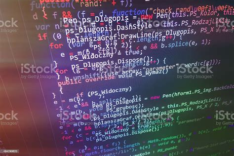 Kode Pemrograman Pengembang Perangkat Lunak Di Komputer Foto Stok Unduh Gambar Sekarang Istock