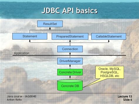 Java Course 13 Jdbc And Logging