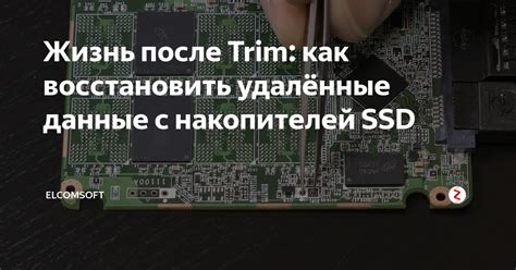 Жизнь после Trim как восстановить удалённые данные с накопителей Ssd Elcomsoft Дзен