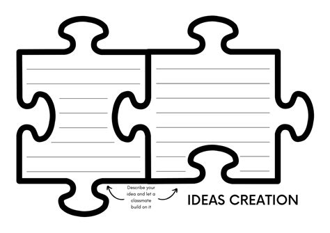 Jigsaw Puzzle Pieces Template 19 Printable Puzzle Piece Templates