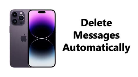 How To Automatically Delete Messages On Iphone Iphone Apple Iphone