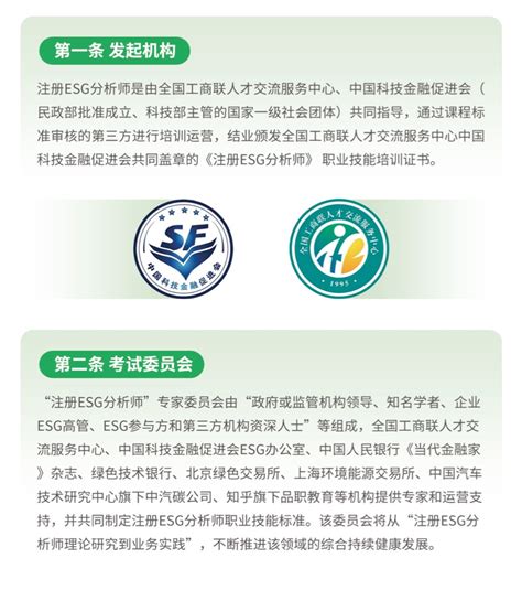 注册ESG分析师 品职教育 专注CFA ESG FRM CPA 考研等财经培训课程