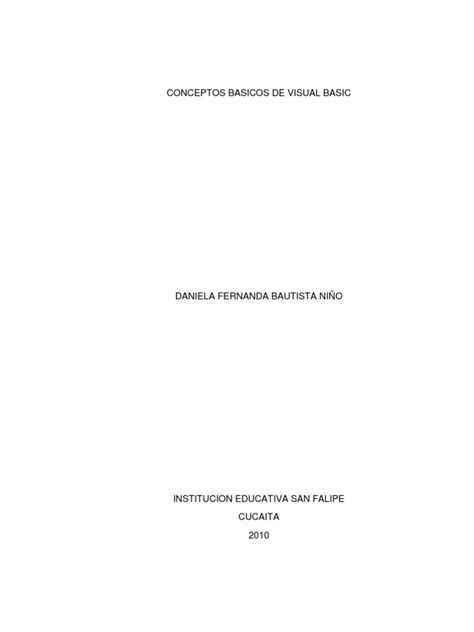 Pdf Conceptos Basicos De Visual Basic Dokumen Tips