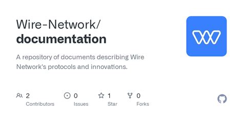 Github Wire Networkdocumentation A Repository Of Documents