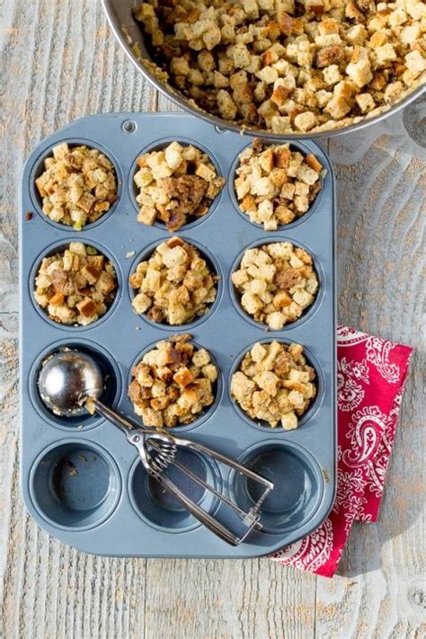 Savory Sausage Stuffing Muffins Recipe