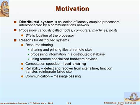 Chapter 16 Distributed System Structures Ppt Computer Networking