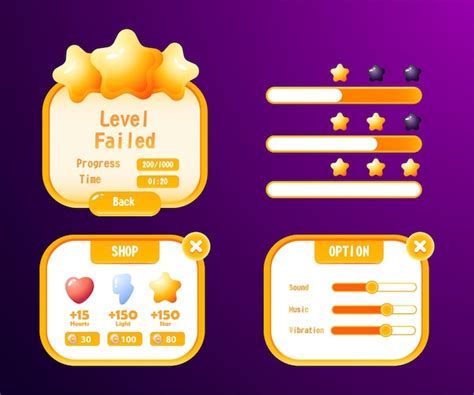 ページ11 Game Ui Assets 이미지 Freepik에서 무료 다운로드