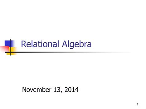 PPT Relational Algebra PowerPoint Presentation Free Download ID