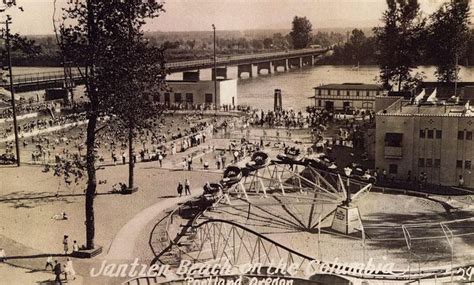 Jantzen Beach Largest Amusement Park In The Nation Saltair Amusement
