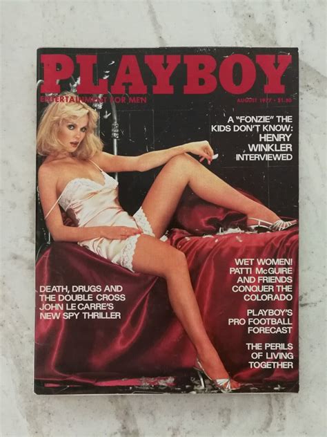 Playboy Magazine August 1977 Playmate Debra Jo Fondren Patti Mcguire