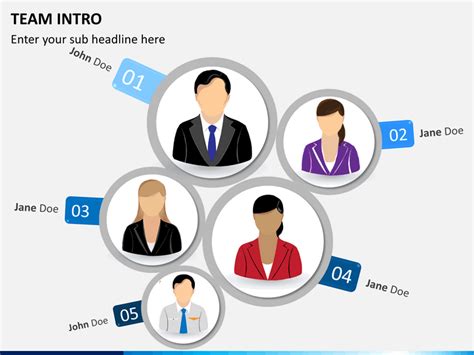 Team Introduction PowerPoint Template SketchBubble