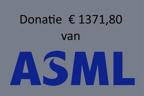 Donatie Asml Voedselbank Houten