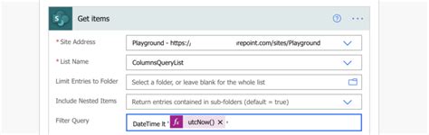 Power Automate Filter On Sharepoint Date And Time Column