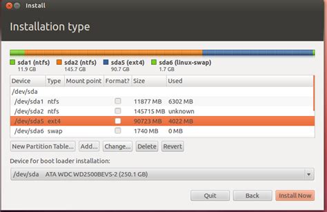 12 04 How To Install Ubuntu Remove Mint And Set Up A Separate Home Partition Ask Ubuntu