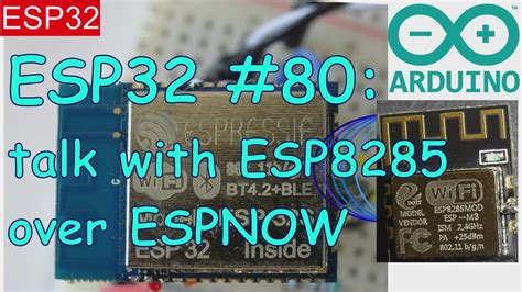 Esp32 80 Espnow With Esp32 And Esp8285 Youtube