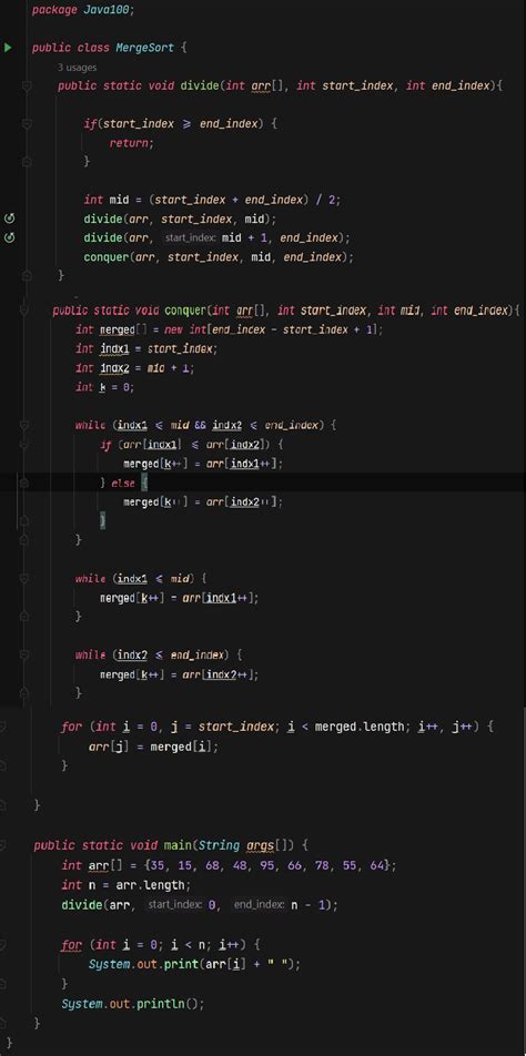 Amit Srivastava On Linkedin Mergesort Java Javaprogramming
