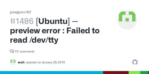 Ubuntu Preview Error Failed To Read Devtty · Issue 1486