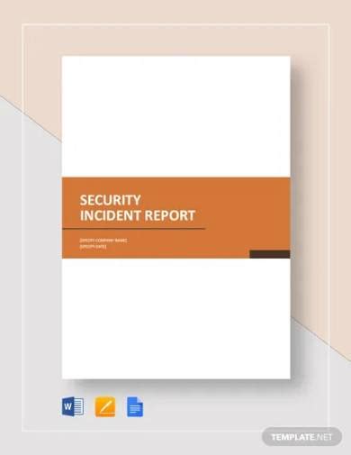 FREE 18 Sample Security Reports In MS Word Pages Google Docs PDF
