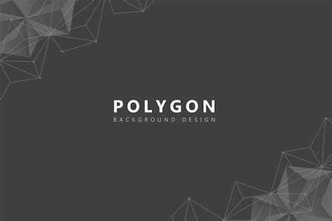 Premium Vector Polygon Abstract Polygonal Geometric Triangle Vector Illustration