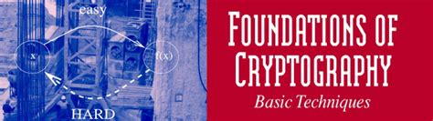 Cryptography 1 One Way Function