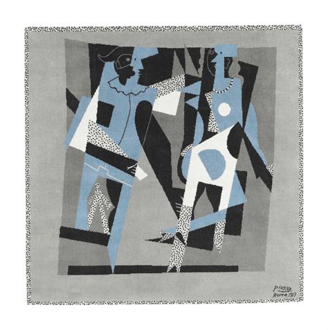 After Pablo Picasso Harlequin And Woman With Necklace Christies