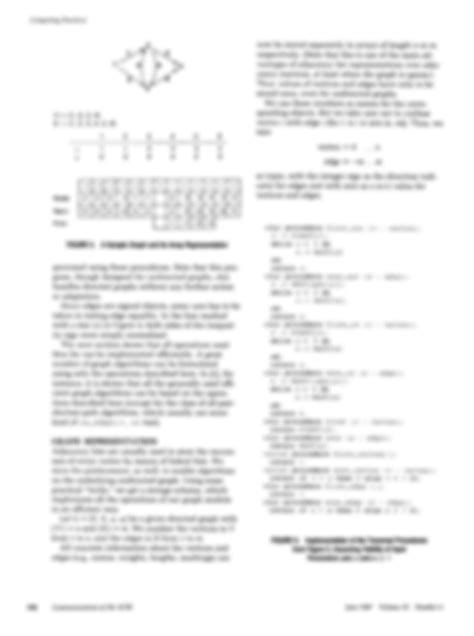 Solution A Versatile Graph Structure For Edge Oriented Graph Algorithms 1987 Ebert1987avd