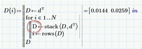 Solved Stacking A Matrix With A For Loop Ptc Community