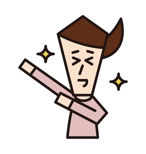 やる気のみなぎる人女性のイラスト フリーイラスト素材集 KuKuKeKe