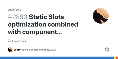 Static Slots Optimization Combined With Component Instance Re Use Can Lead To Stale Slot Content