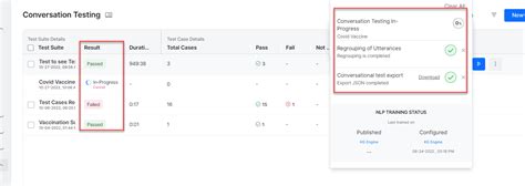 test case execution summary v10