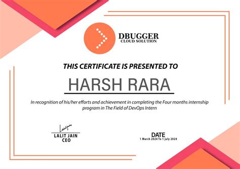 🚀 Excited To Share That Ive Completed My Devops Engineering Internship