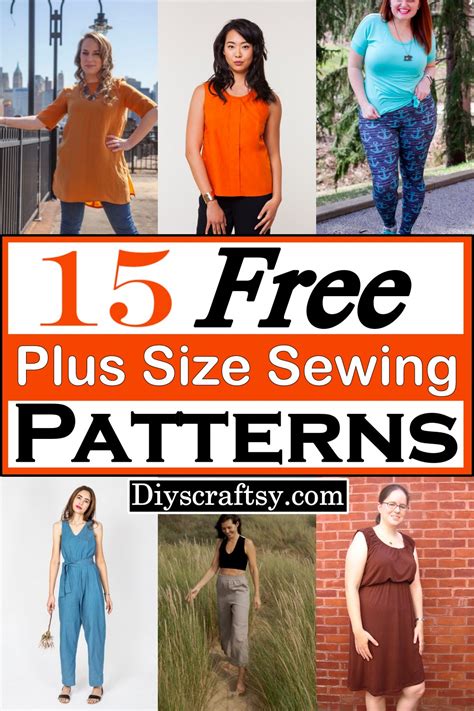 15 Free Plus Size Sewing Patterns For Beginners Diyscraftsy