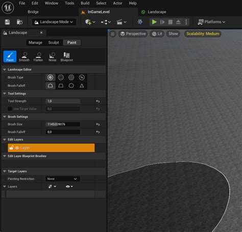 How To Use Landscape Layer Blending And Height Blending Unreal Engine