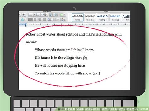 How To Quote And Cite A Poem In An Essay Using Mla Format