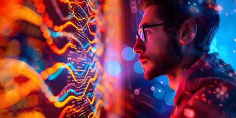 Premium Photo Analyzing Data Coding And Monitoring Digital Displays A