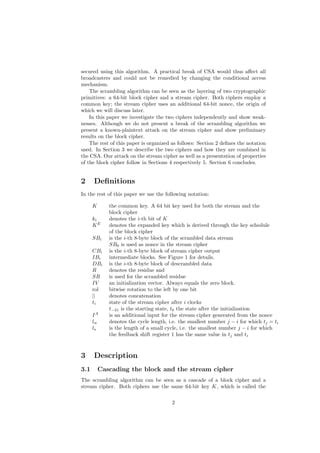 COMMON SCRAMBLING ALGORITHM PDF
