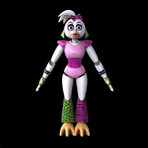 Chicka From Fnaf Security Breach Cute Character Drawing