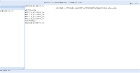 random insights into oracle building a complete oracle apex page template using extjs