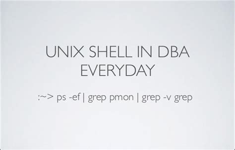 Unix Shell Scripting For Dbas Part 02 Ktexperts