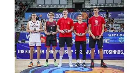 Българин попадна в идеалния отбор на европейското за юноши по баскетбол