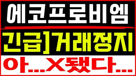 에코프로비엠 주가전망 속보거래정지 아 X됐다 Feat 이게 뭔 개소리야 에코프로비엠주가전망 에코프로비엠주가 에코