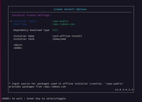 Rocm Offline Installer Creator — Rocm Installation Linux